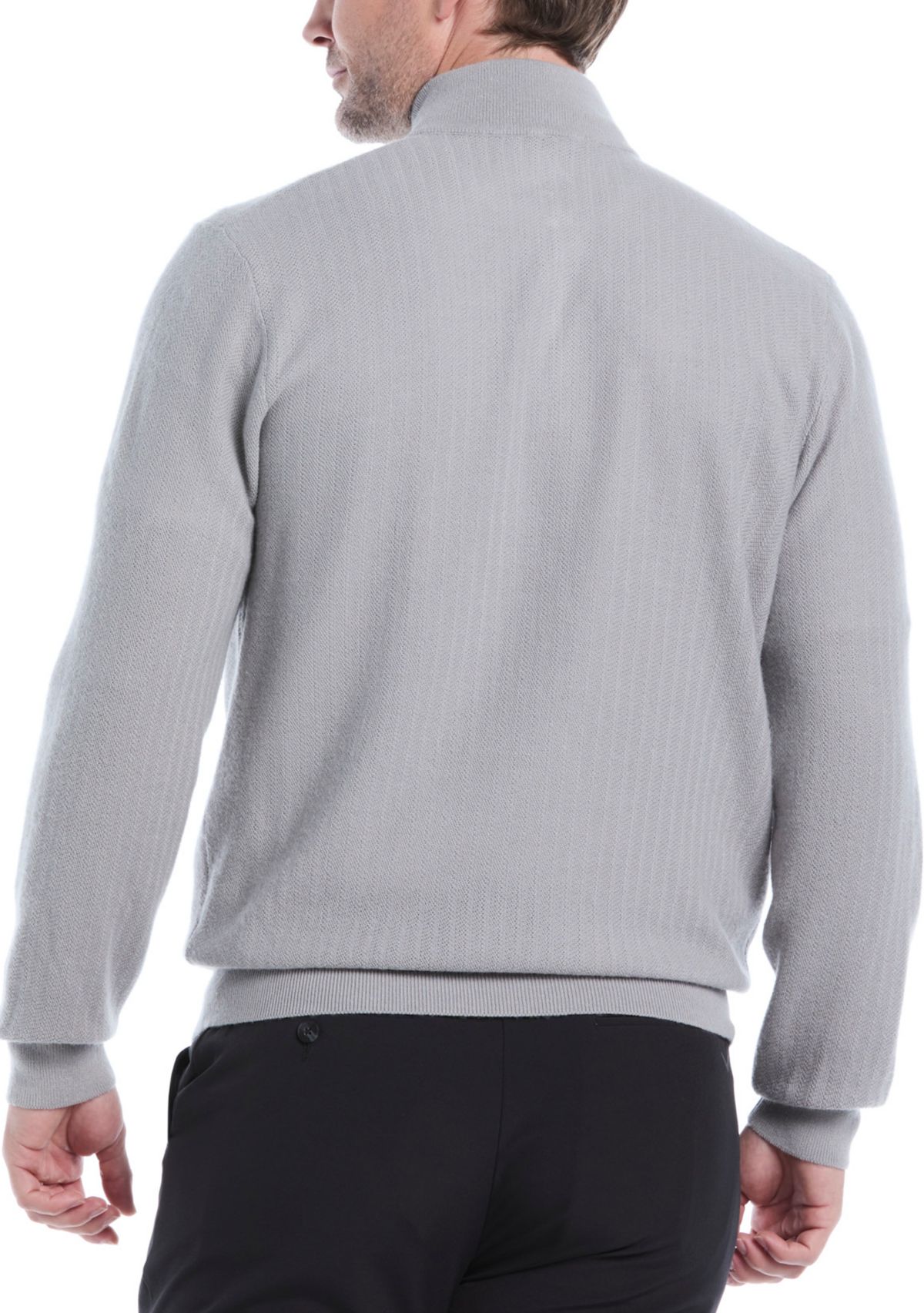 Callaway® Golf Men's Long Sleeve 1/4 Zip Texture Sweater | Belk