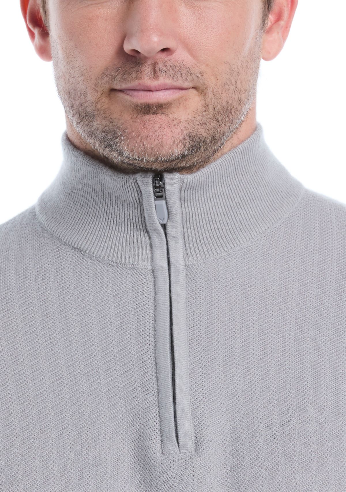 Callaway® Golf Men's Long Sleeve 1/4 Zip Texture Sweater | Belk