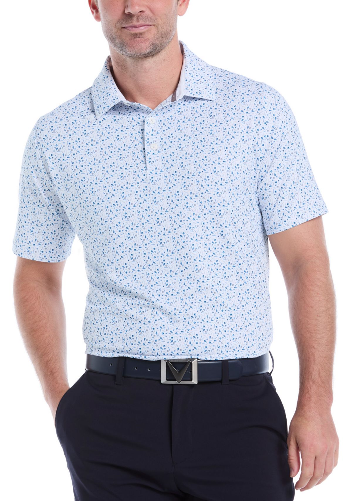 Callaway® Golf Men's Confetti Print Golf Polo Shirt | Belk
