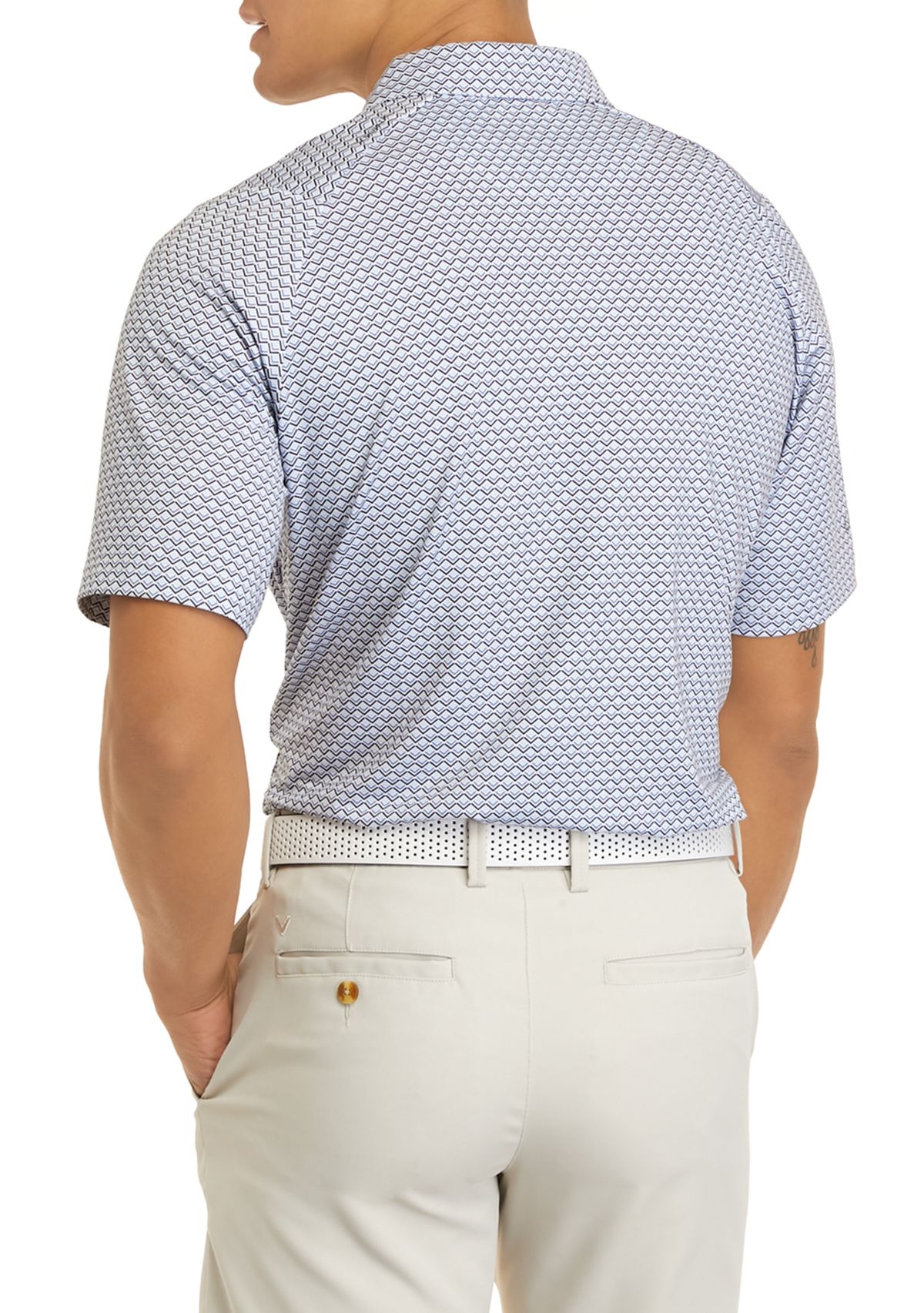 Callaway® Golf Men's Ombré Chevron Print Polo Shirt | Belk