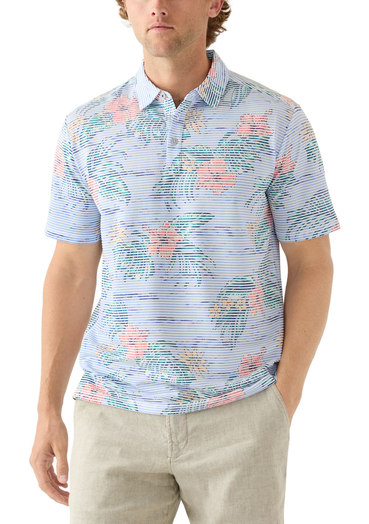 Tommy Bahama® Men's Costa Wave Isle Camo Polo Shirt | Belk