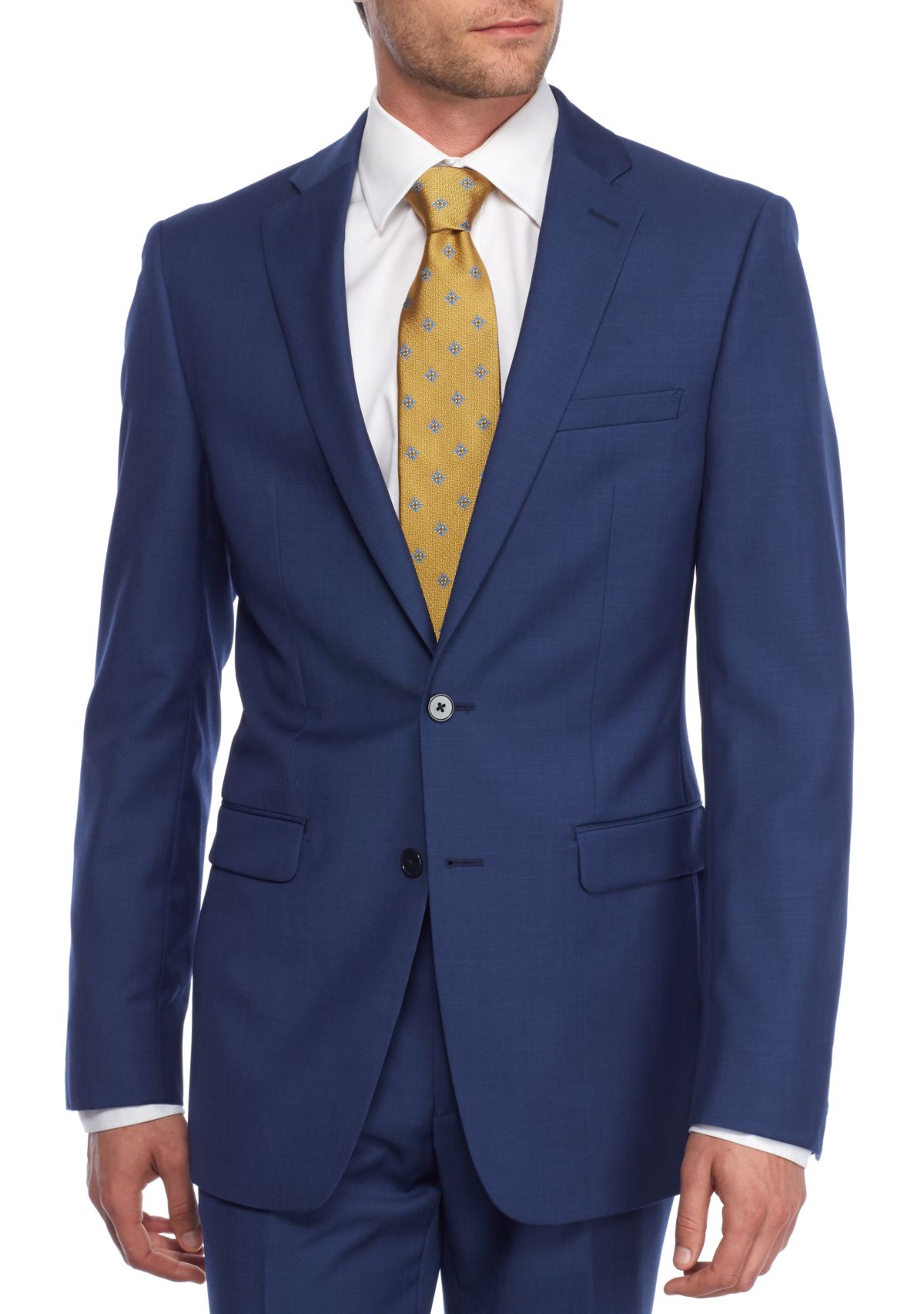 Calvin Klein Extreme Slim Fit Blue Coat | Belk