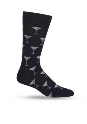 Hot Sox® Martini Crew Socks - Single Pair | belk