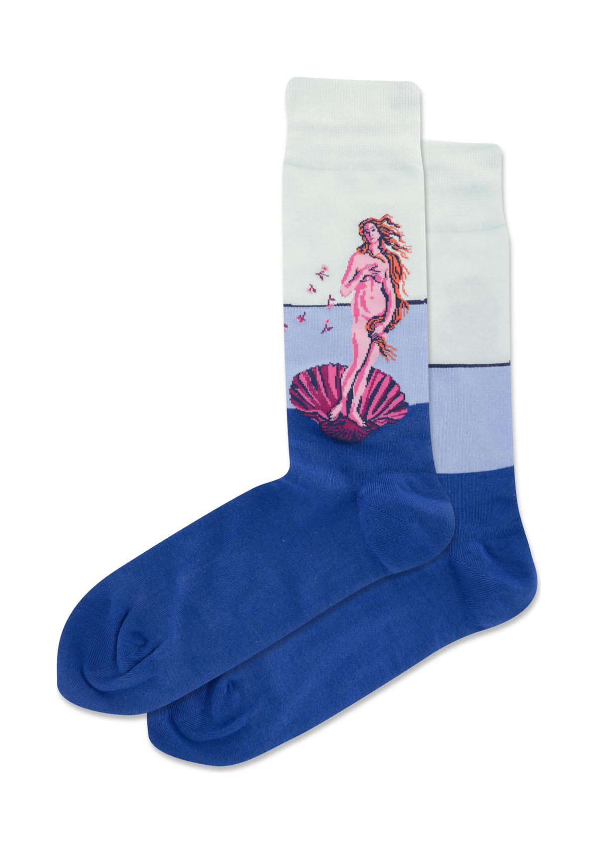 Hot Sox® Men's Pop Birth Of Venus Crew Socks | Belk