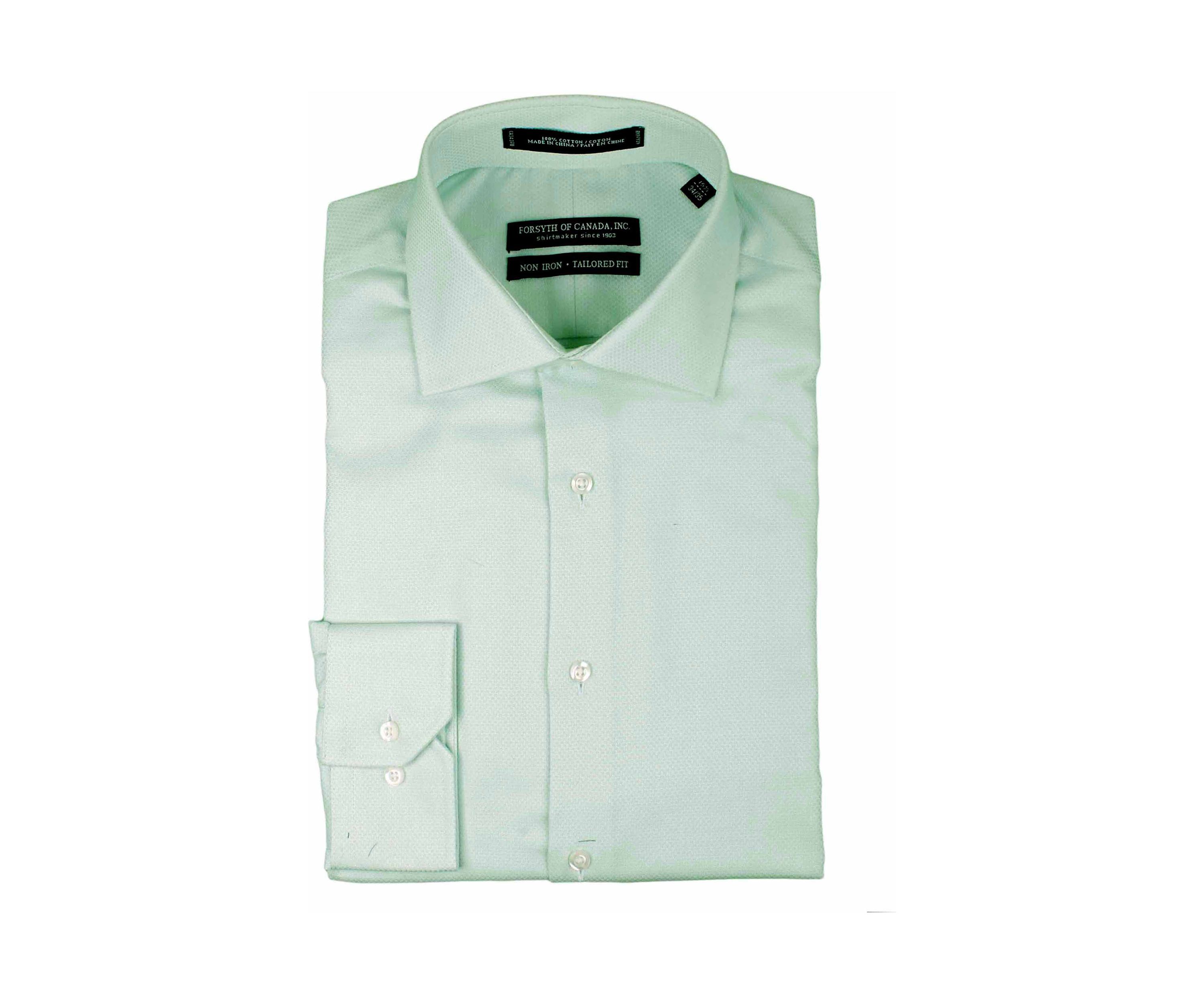 Forsyth of Canada Men's Textured Sage Button Down Shirt | Belk