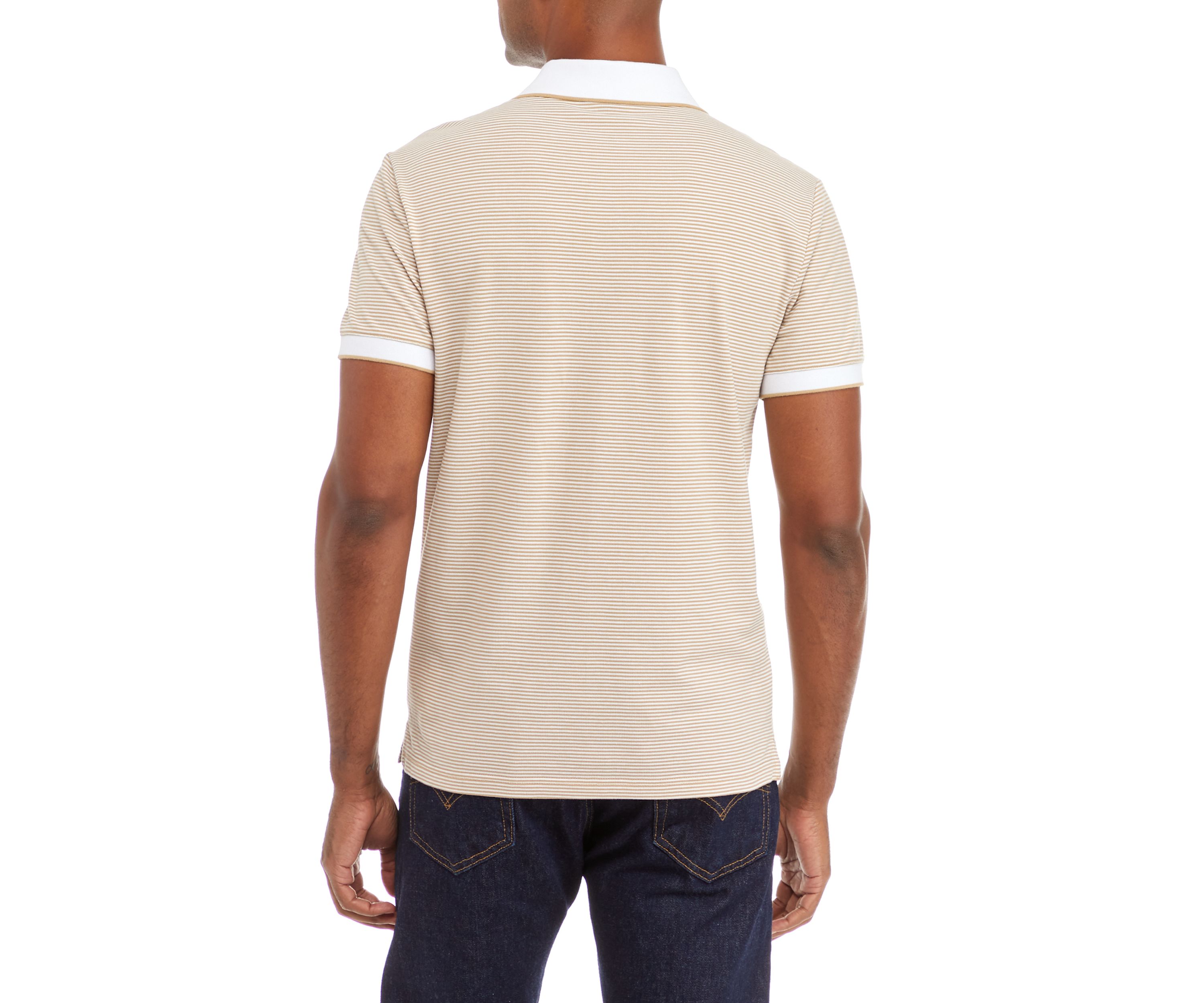 Michael Kors Short Sleeve Striped Polo Shirt | Belk