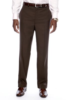 Lauren Ralph Lauren Straight Fit Flat Front Dress Pants | belk