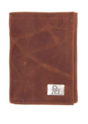 Eagles Wings NCAA Oklahoma Sooners Tri Fold Wallet | belk