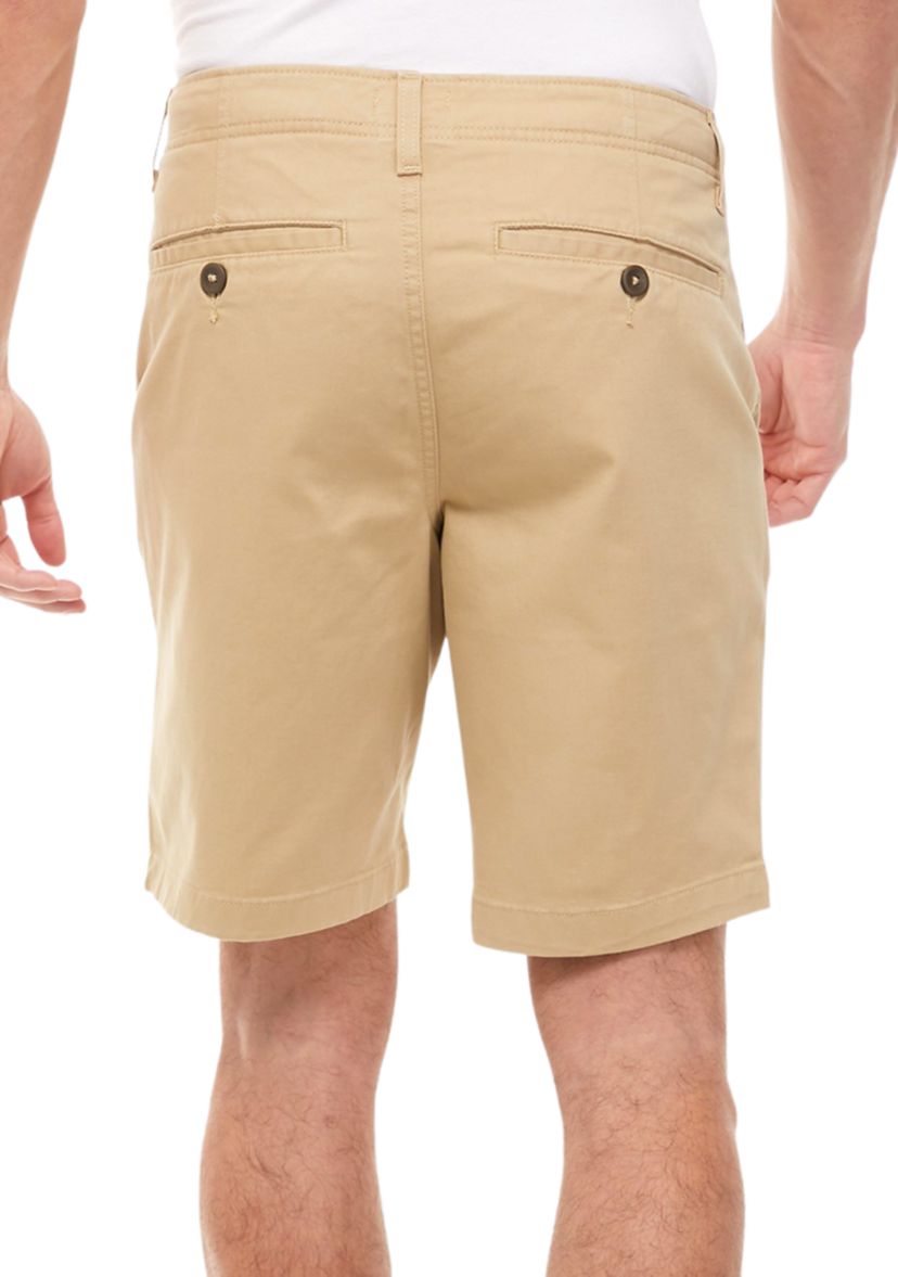 TRUE CRAFT 9" Stretch Twill Shorts | Belk