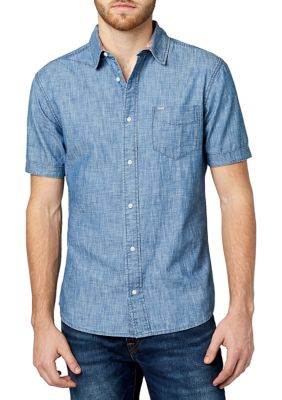 BUFFALO DAVID BITTON® Men's Chambray Simo Shirt | belk