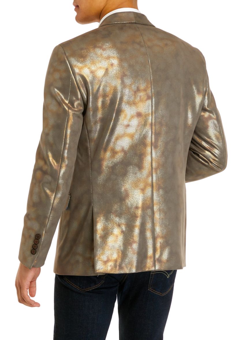 Tallia Single Breasted Gold Formal Sport Coat | Belk
