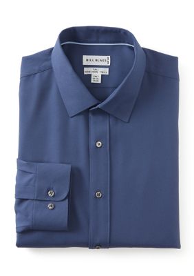 Bill Blass Big Twill Solid Performance Dress Shirt | Belk