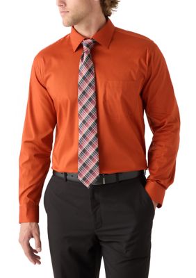 Saddlebred® Rust Orange Dress Shirt | Belk