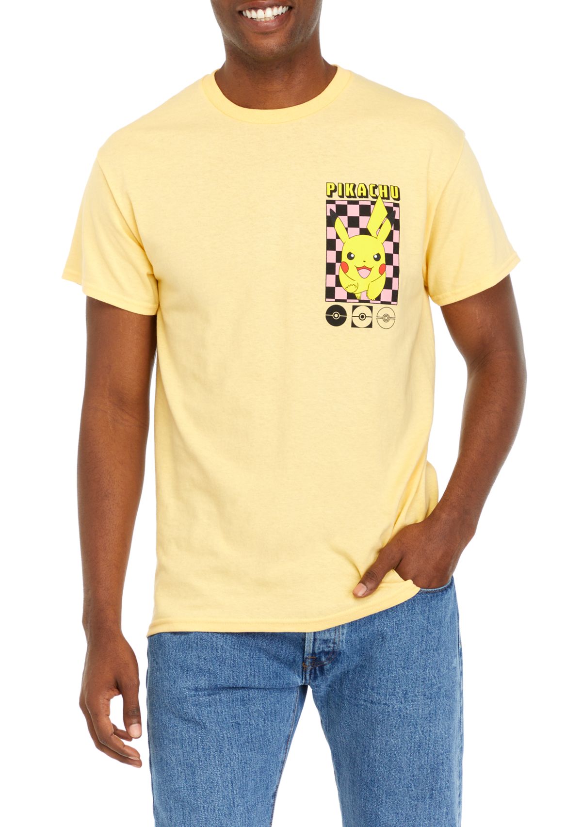Hybrid Promotions Men's Pika Checker Boxes Graphic T-Shirt | Belk