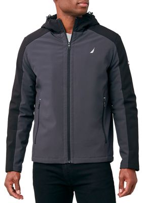 Nautica Sherpa Lined Softshell Jacket with Hood | belk