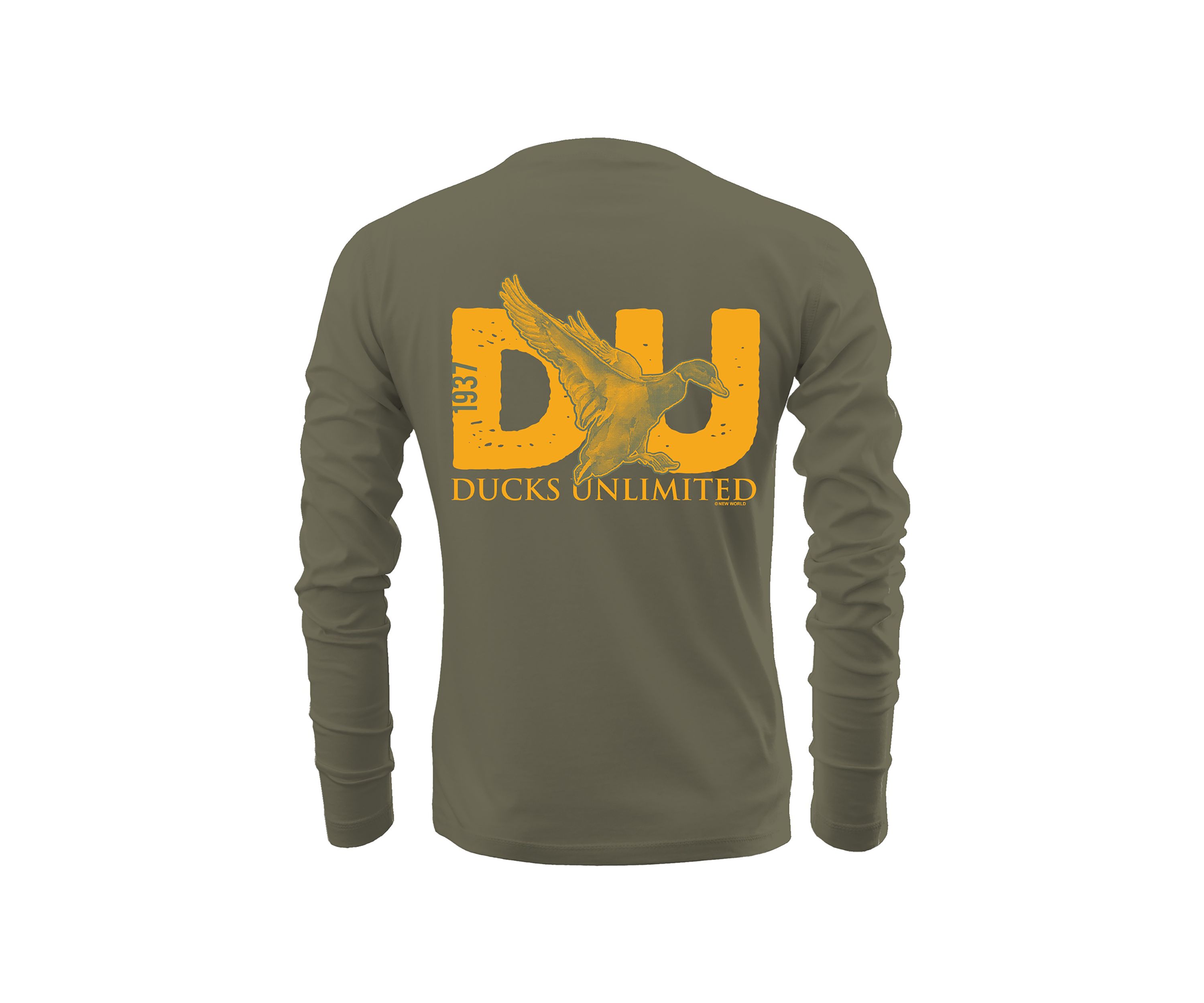 Ducks Unlimited Men's Long Sleeve Mallard Overlay Graphic T-Shirt | Belk