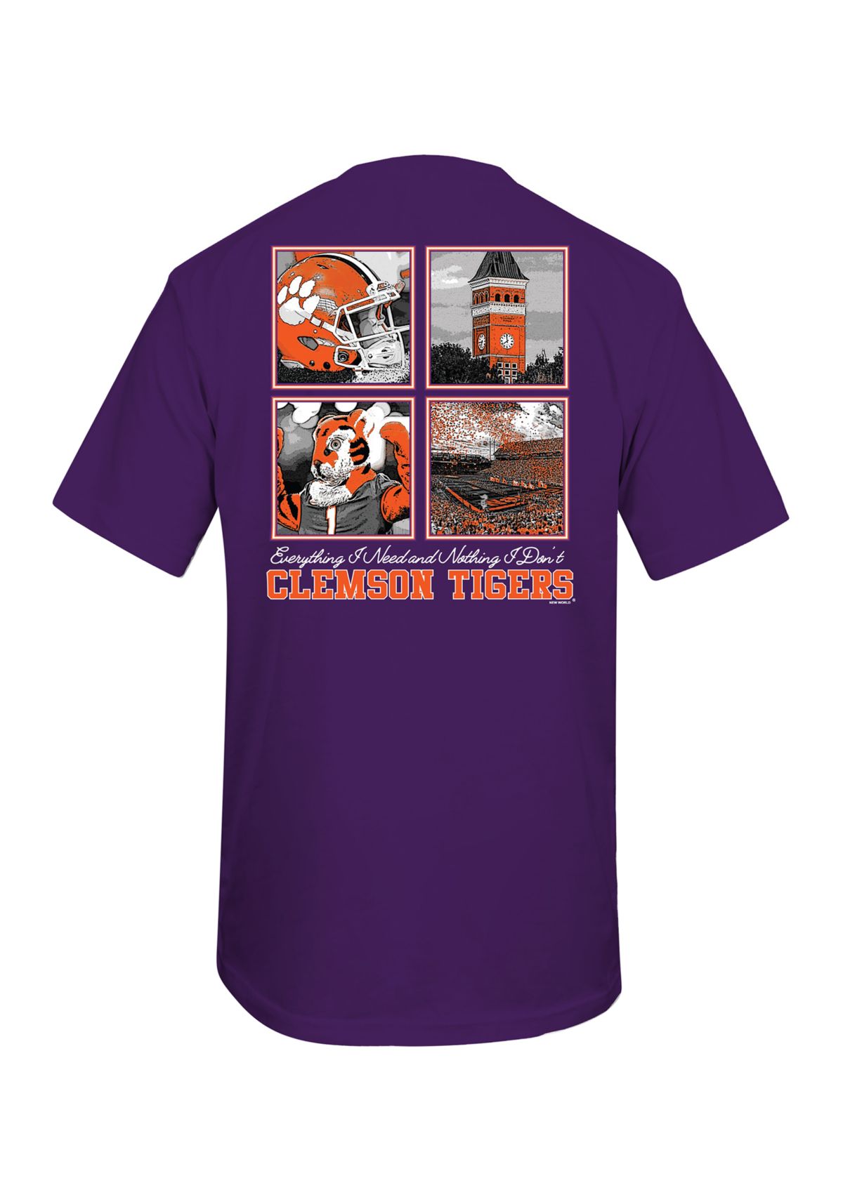 Comfort Colors NCAA Clemson Tigers 4 Boxes Graphic T-Shirt | Belk