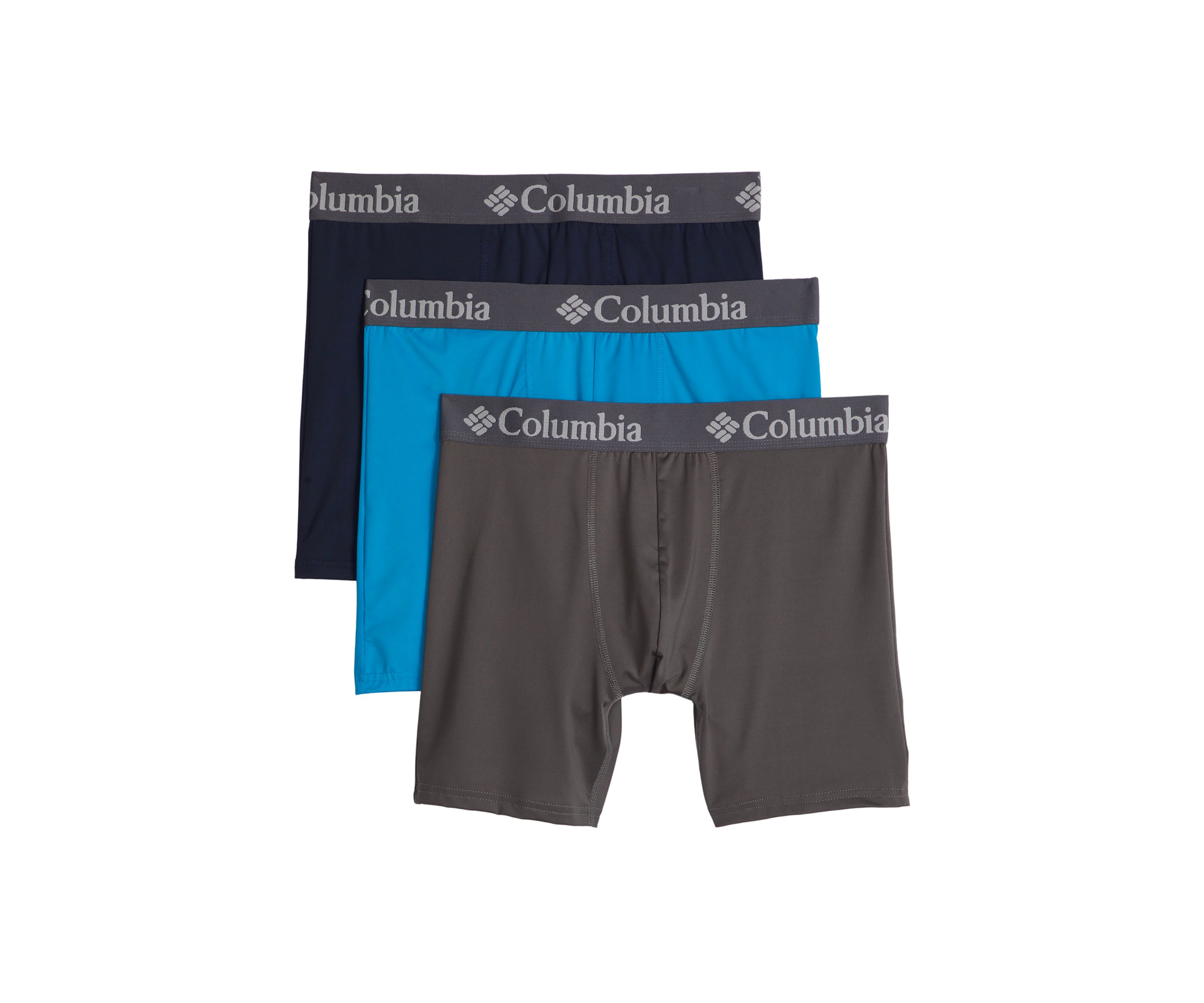 Columbia Performance Poly Stretch Boxer Briefs - 3 Pack | Belk