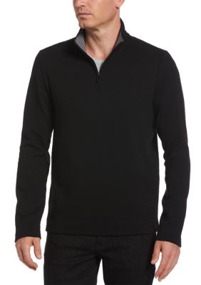 Perry Ellis® Men's Quilted Quarter Zip Pullover | belk