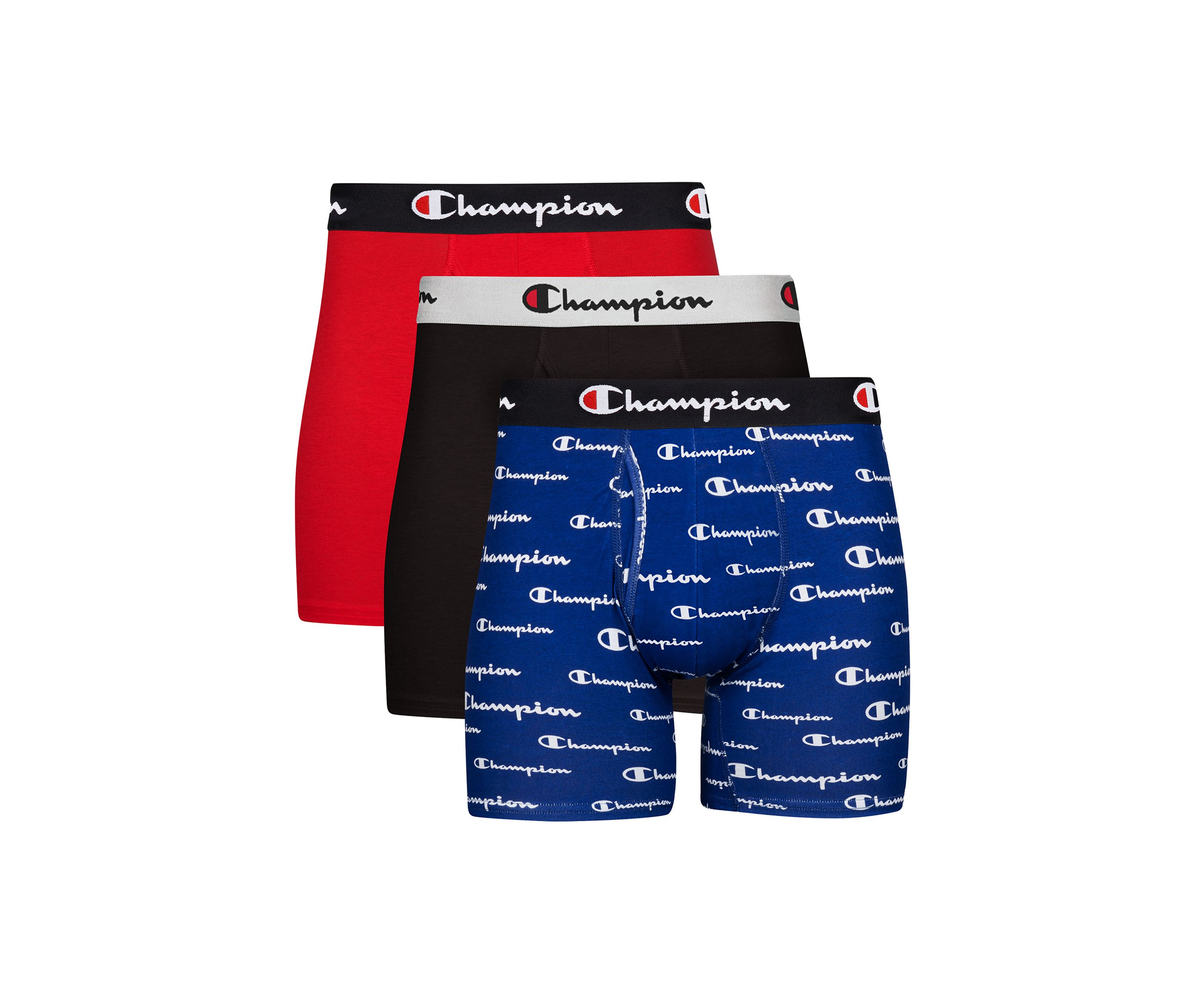 Champion® Everyday Stretch Boxers - Set of 3 | Belk