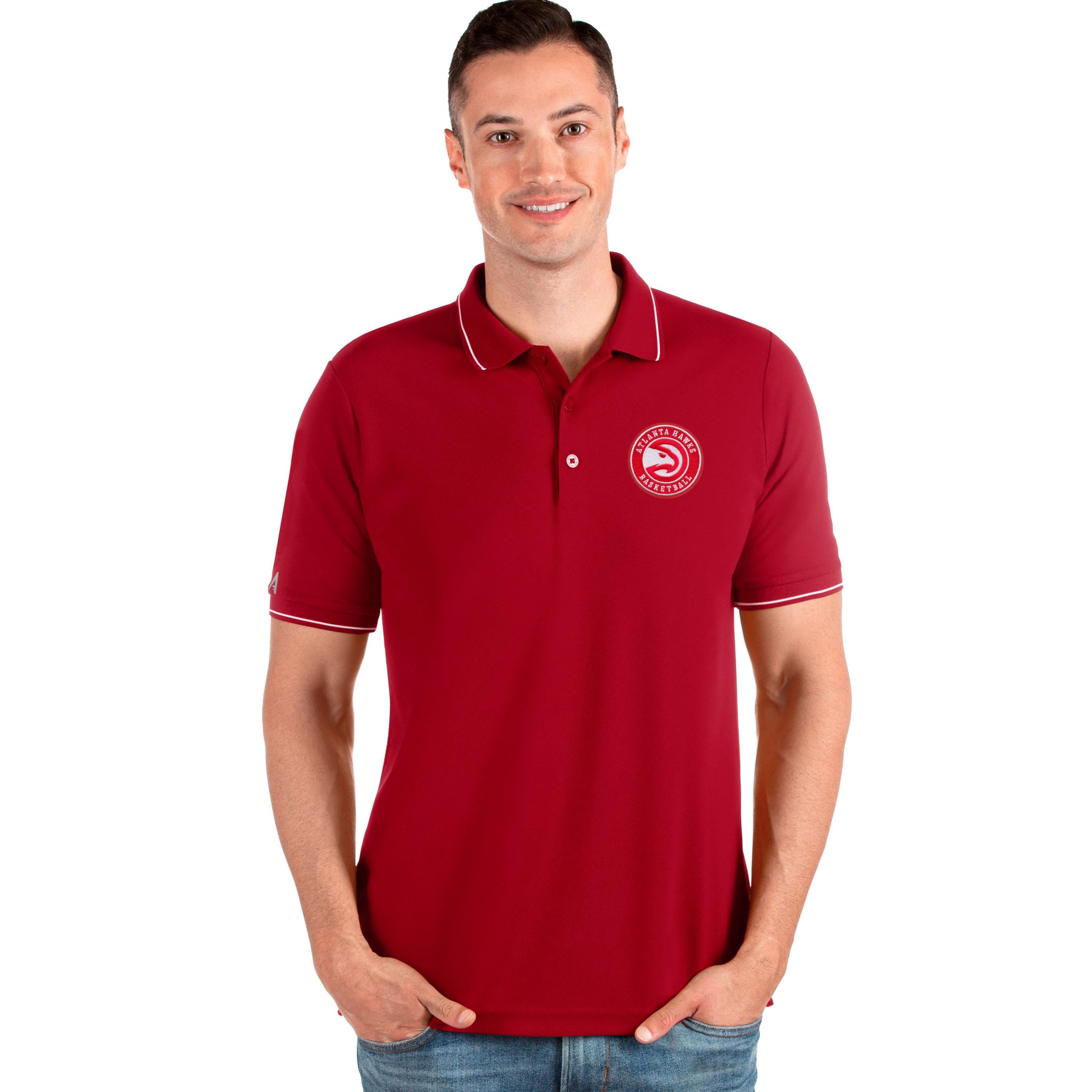 Antigua NBA Atlanta Hawks Men's Affluent Polo | Belk