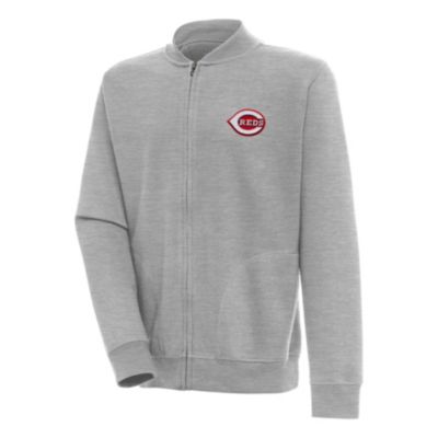 Antigua MLB Heather Cincinnati Reds Victory Full-Zip Jacket | belk