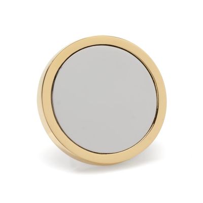 Ox and Bull Trading Co. Two Toned Stainless Steel Round Infinity ...