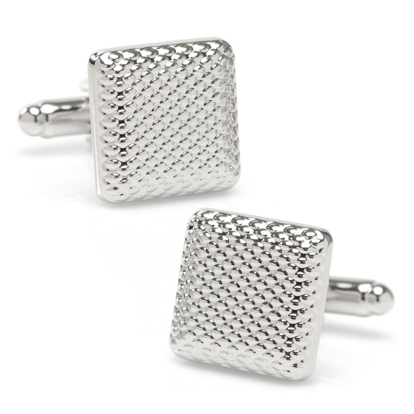 Ox and Bull Trading Co. Silver Textured Square Cufflinks | Belk