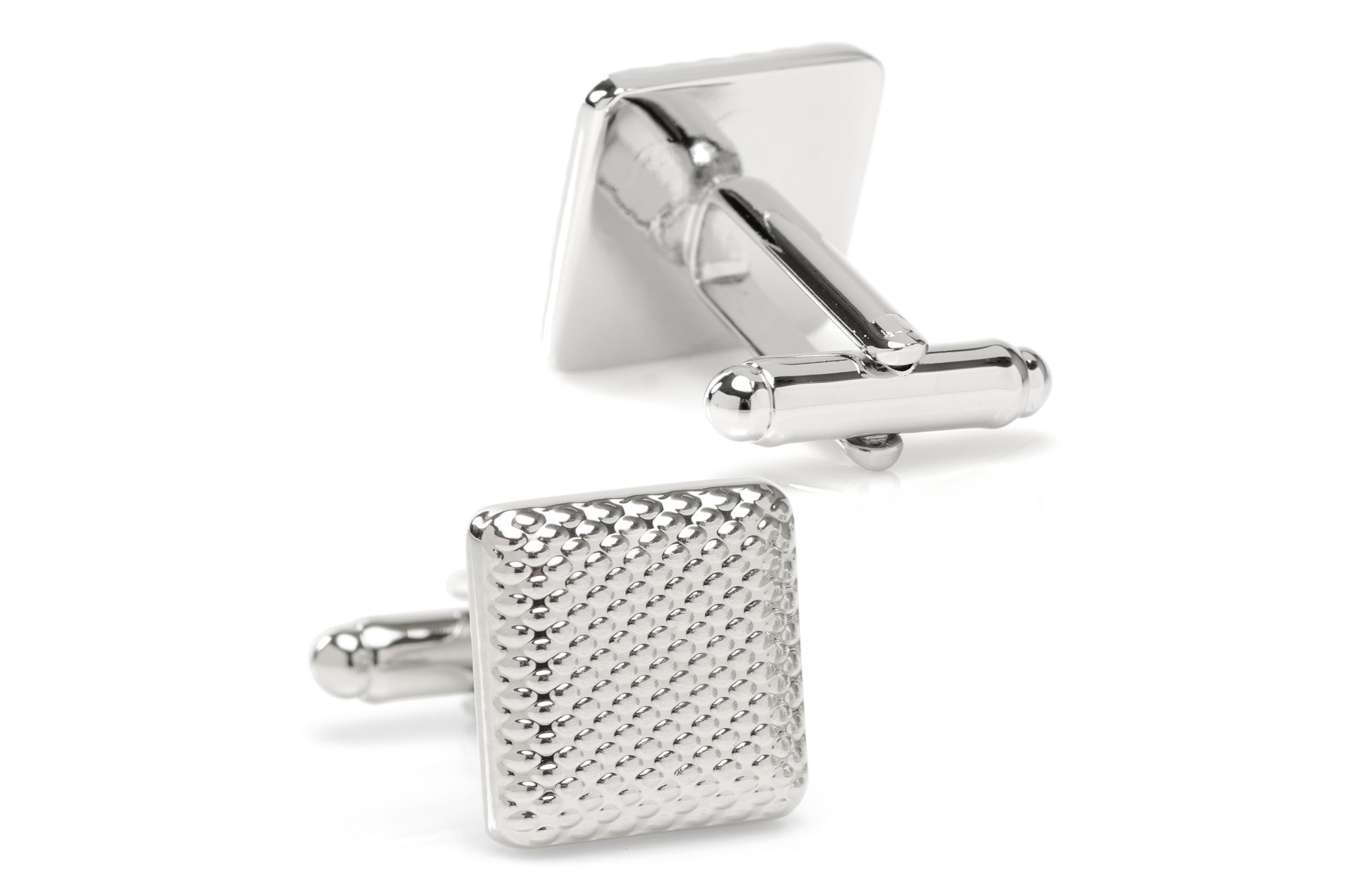 Ox and Bull Trading Co. Silver Textured Square Cufflinks | Belk