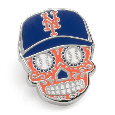 Cufflinks Inc MLB New York Mets Sugar Skull Lapel Pin | belk