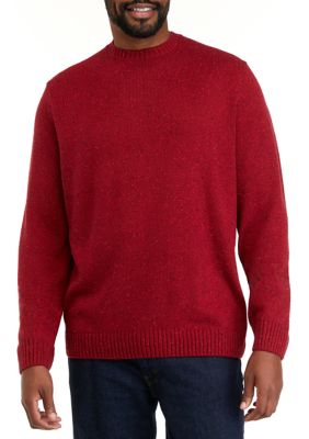 Crown & Ivy™ Big & Tall Solid Crew Neck Sweater | belk