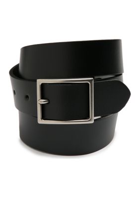 Crown & Ivy™ 35 Millimeter Center Bar Bridle Cut Edge Belt | belk
