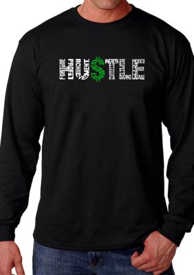 LA Pop Art Tall and Long Word Art Graphic Styles of EDM Music T-Shirt ...