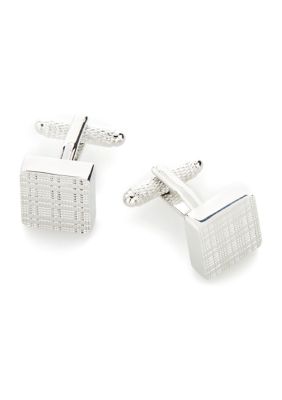 Perry Ellis® Men's Square Plaid Cuff Links | Belk