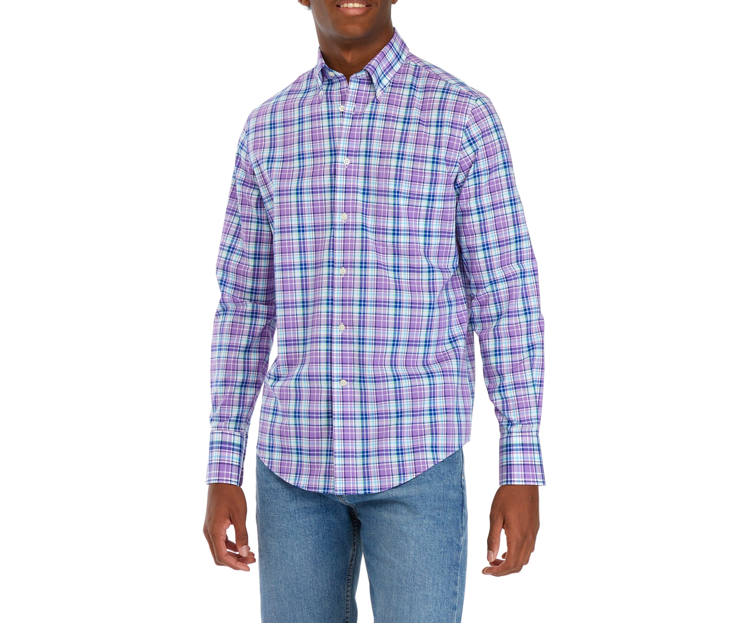Lauren Ralph Lauren Regular Fit Ultra Flex Plaid Dress Shirt | Belk