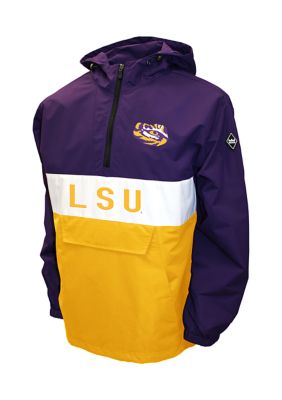 Franchise Club Big & Tall NCAA LSU Tigers Alpha Anorak Jacket | belk