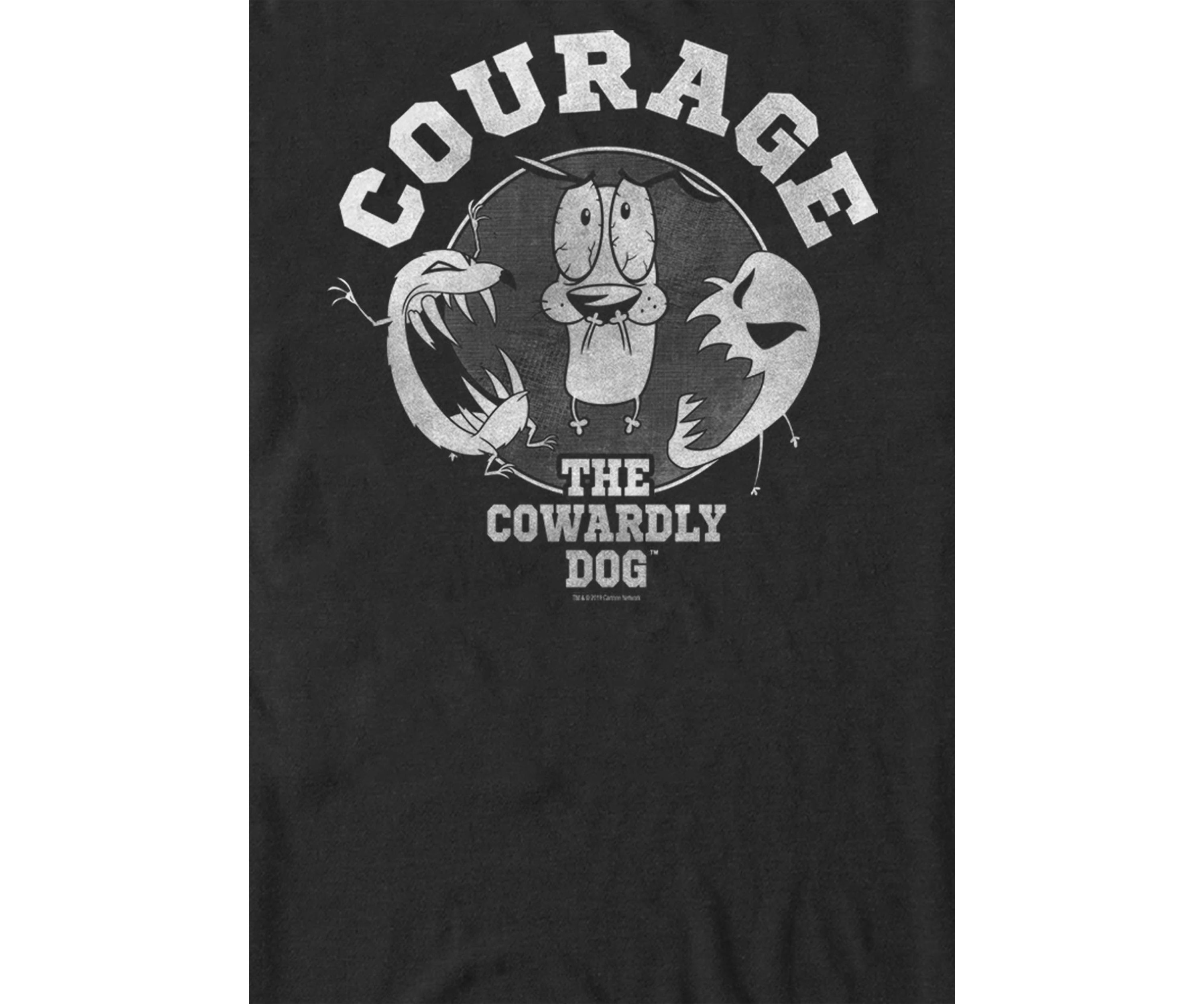 Cartoon Network Courage The Cowardly Dog Ghostly Pair Short Sleeve ...