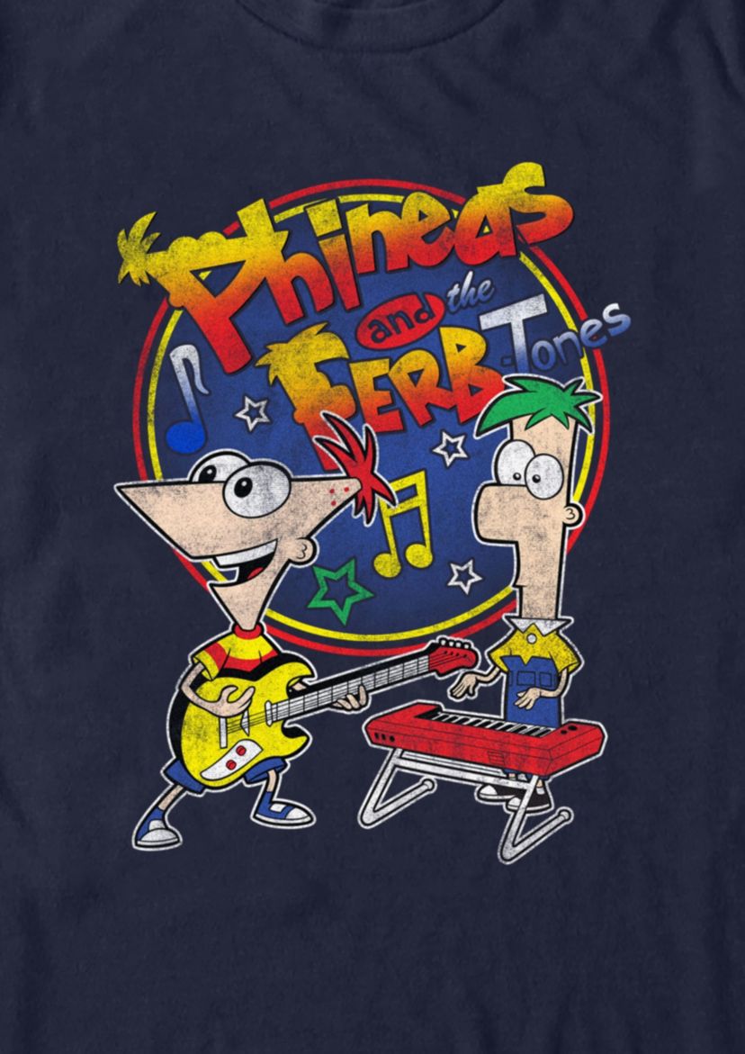 Phineas and Ferb Dis Ferb Tones Reunion Graphic T-Shirt | Belk