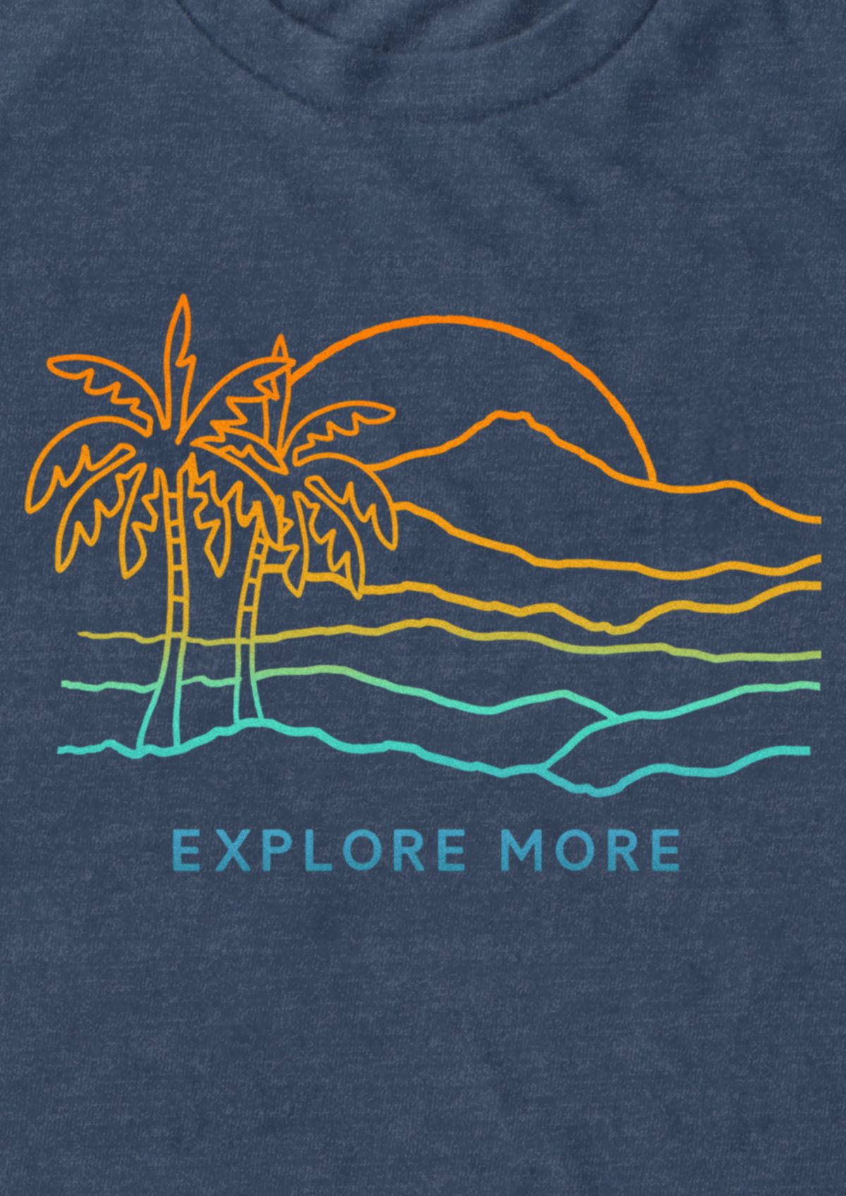 Generic Explore The Beach Graphic T-Shirt | Belk