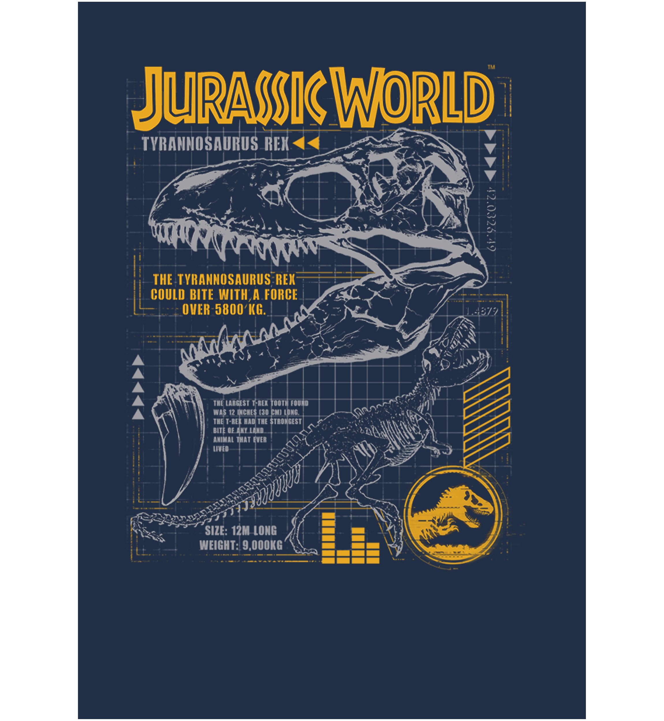 Jurassic World Rex Breakdown Graphic Long Sleeve T-Shirt | Belk