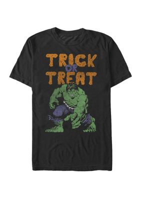 Marvel Big & Tall Hulk Trick Or Treat Halloween Short Sleeve Graphic T ...