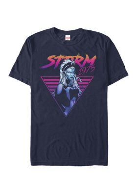 Marvel X-Men Storm '80s Retro Triangle Gradience Short Sleeve Graphic T ...