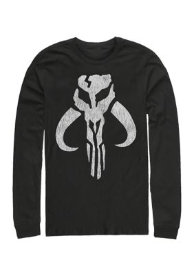 Star Wars Mando Symbol Long Sleeve Graphic T-Shirt | belk