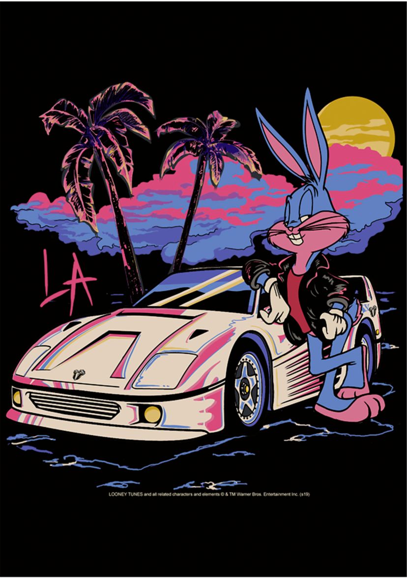 Looney Tunes Miami Wabbit Short Sleeve Graphic T-Shirt | Belk