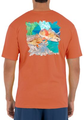 Guy Harvey® Men's Coastal Redfish Short Sleeve Pocket T-Shirt | belk