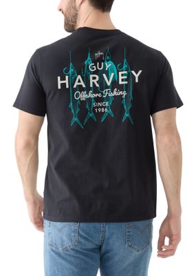 Guy Harvey® Rig Masters Black Short Sleeve T-Shirt | Belk