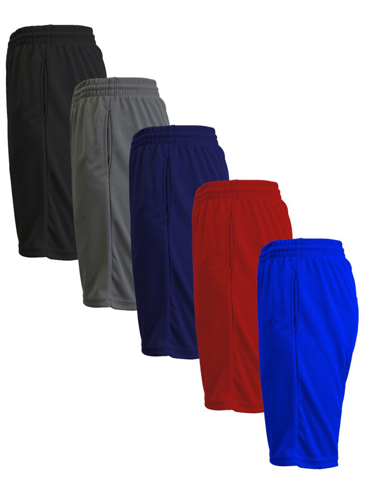 Blue Rock Jump Start Men's 5-Pack Lightweight Breathable Moisture ...