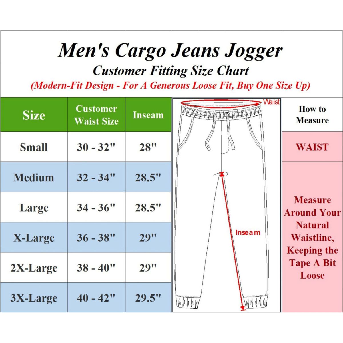 Galaxy by Harvic Blue Ice Men s Stretch Cargo Carpenter Jean Jogger-2 ...