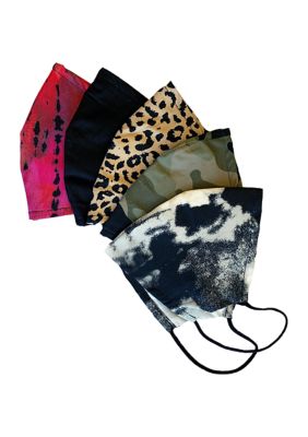 SAFETY SMILE Adult Set of 5 Reusable Masks | belk