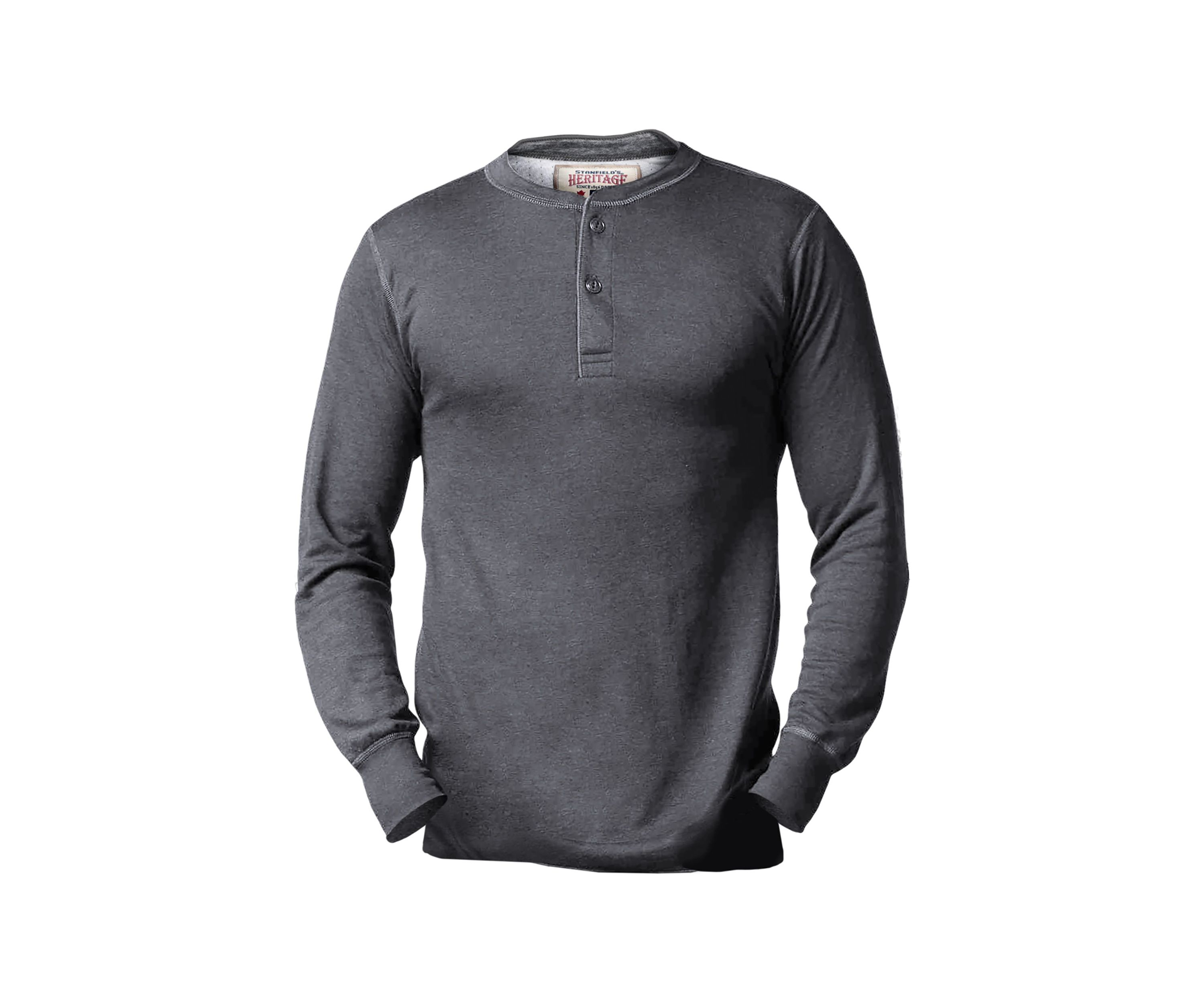 Stanfield's Heritage Merino Wool Blend Two Layer Henley | Belk